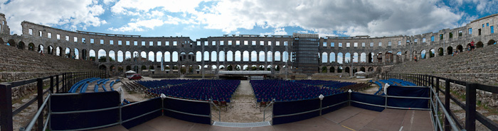 Amphitheater Pula – tour – blog