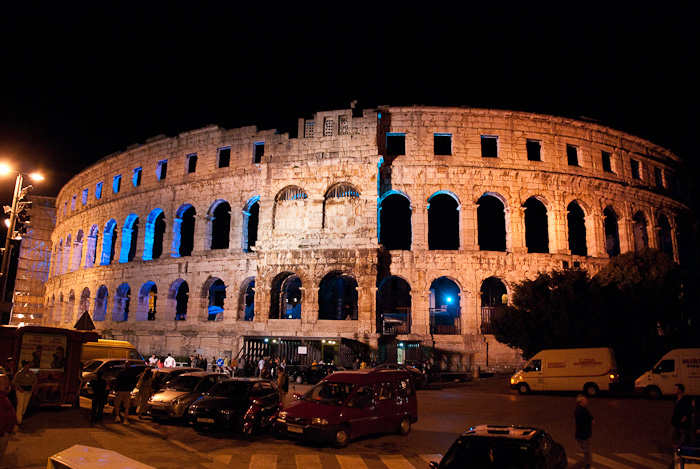 Amphitheater Pula – tour – blog